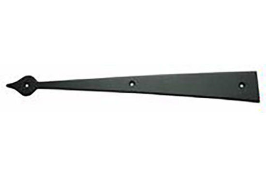 Yankee Shutter Company | Black Medium Faux Strap Hinge (each)